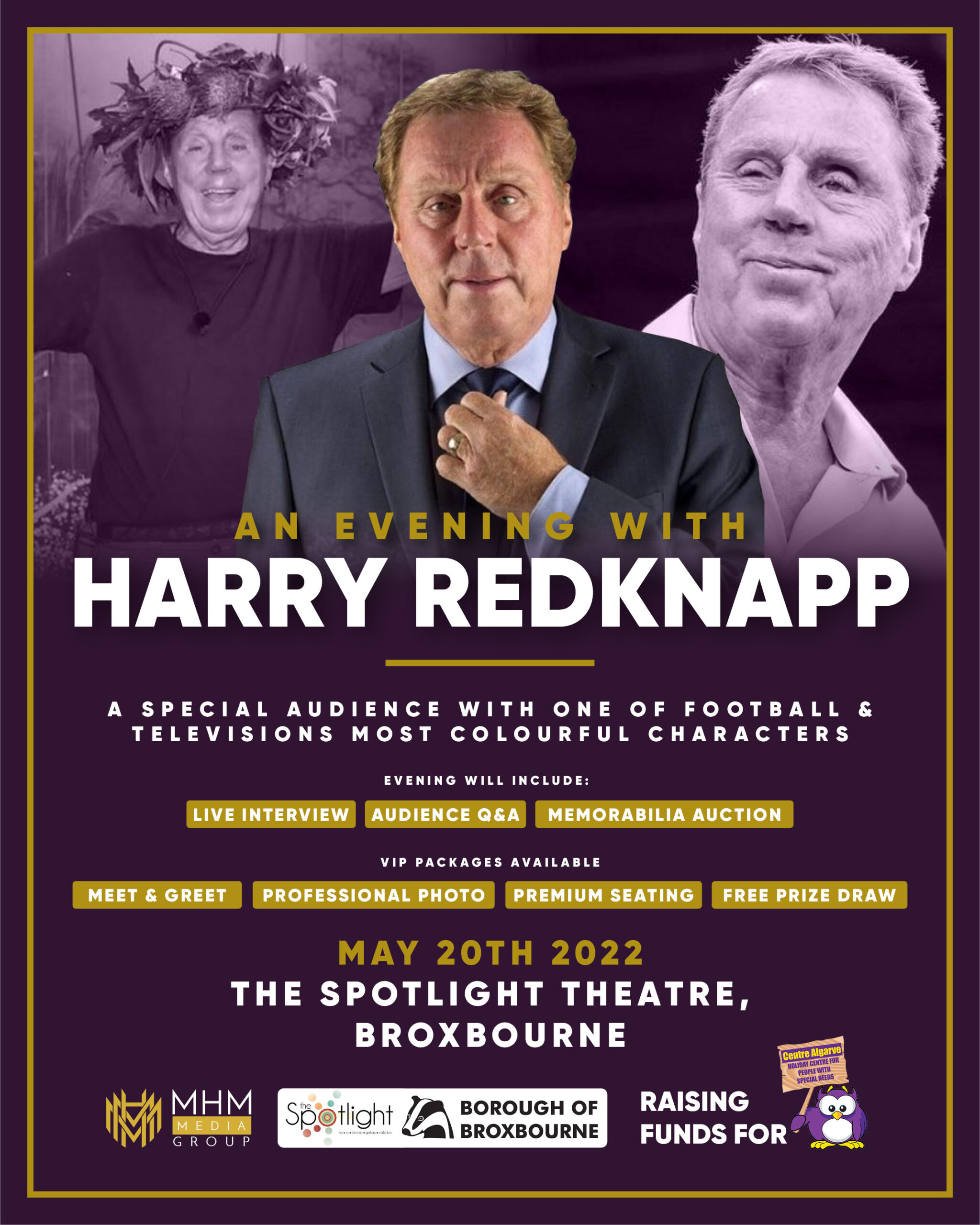 An Evening with Harry Redknapp, Broxbourne | MHM Media Group